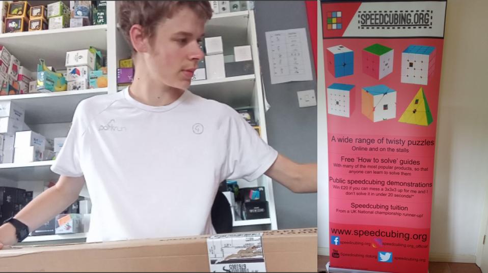 I got a banner! | banner unboxing | speedcubing.org · speedcubing.org