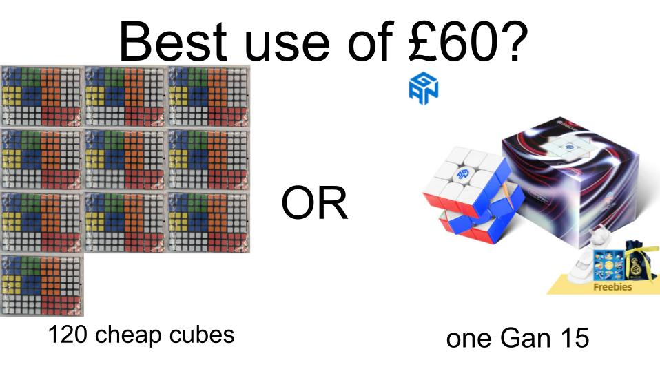 Unboxing the cheapest functioning cubes – speedcubing.org